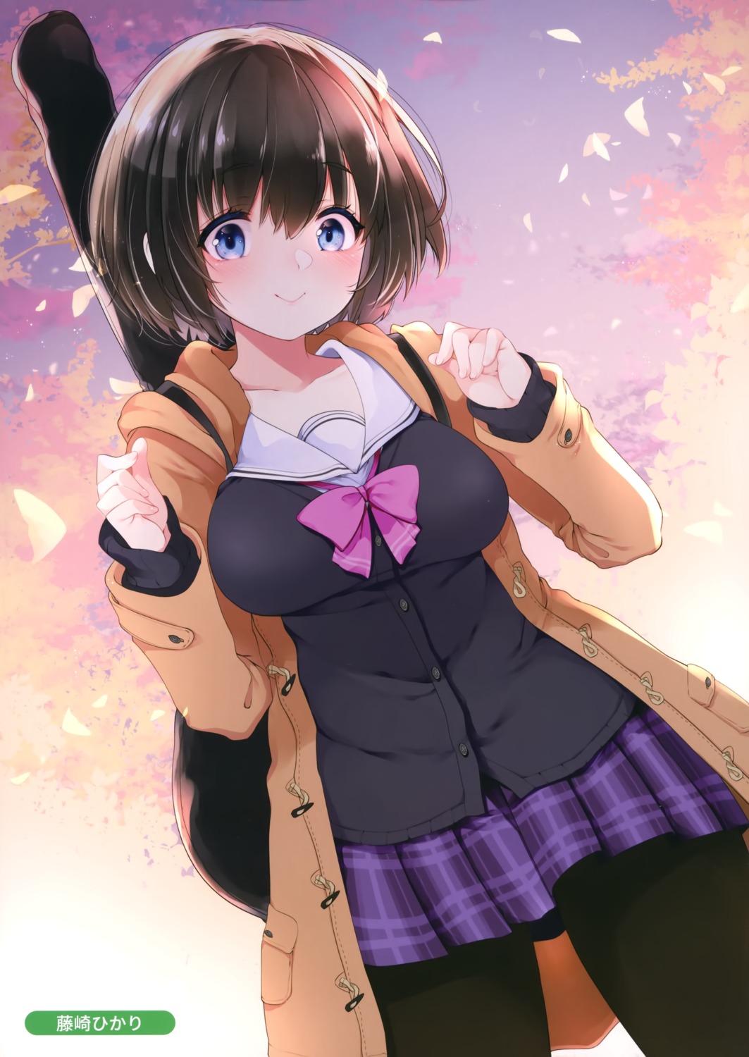 fujisaki hikari pantyhose seifuku sweater | #703337 | yande.re